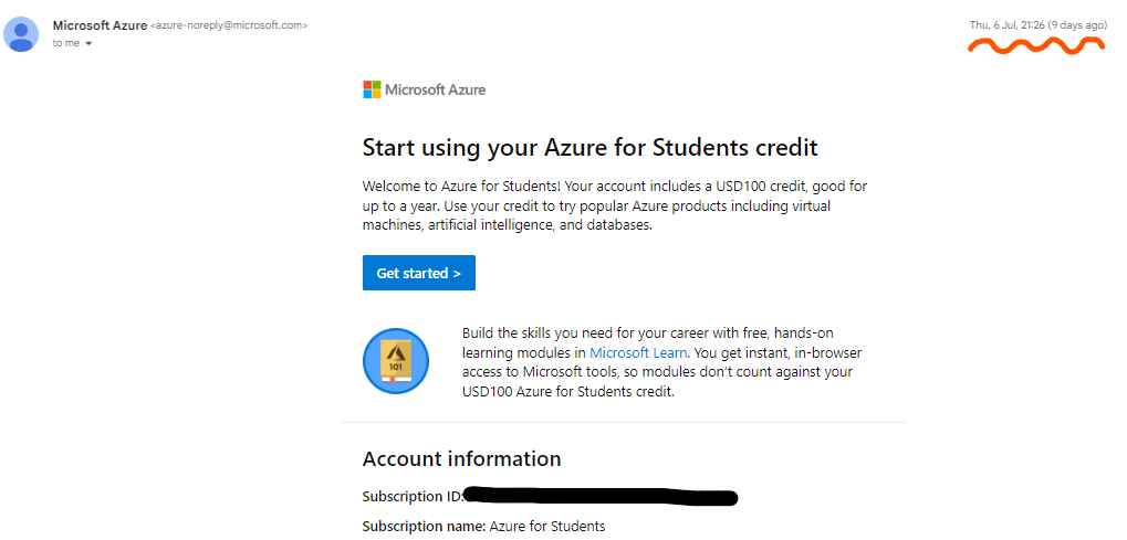 My Azure student account got disabled - Microsoft Q&A