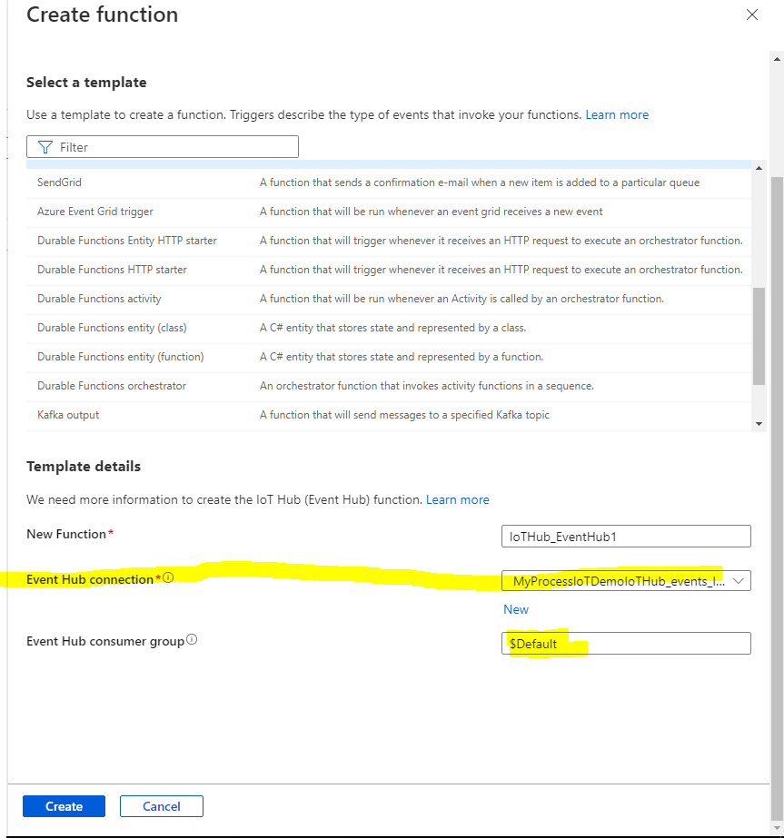 IoT Hub Trigger get Azure Functions runtime is unreachable - Microsoft Q&A