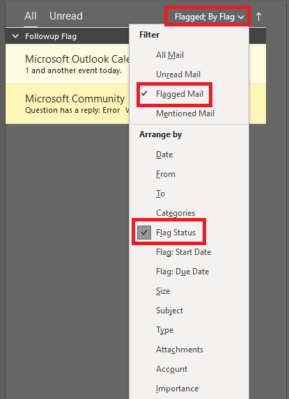 Flagged messages and inbox messages disappeared - Microsoft Q&A