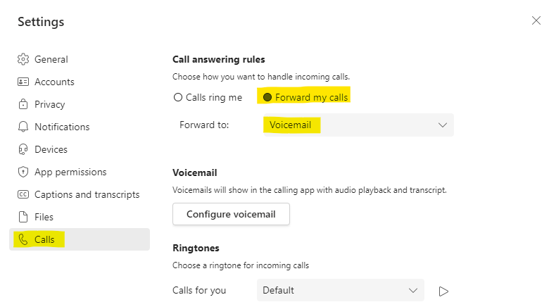 Leave a Voicemail without calling someone - Microsoft Q&A