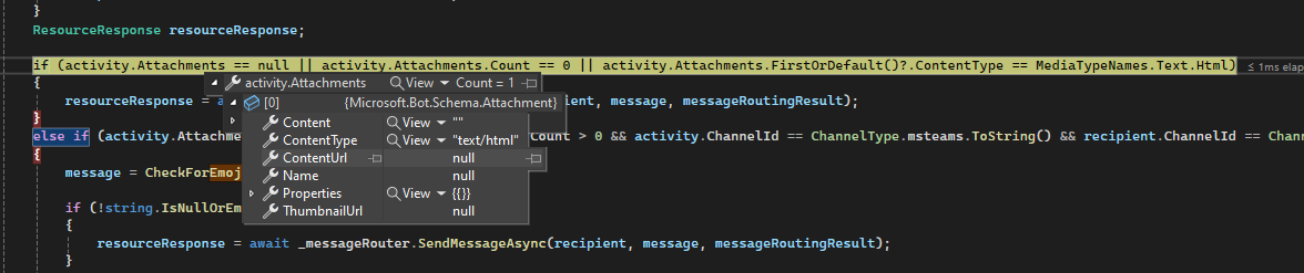 Configure the bot to support files but it's not working in teams ...