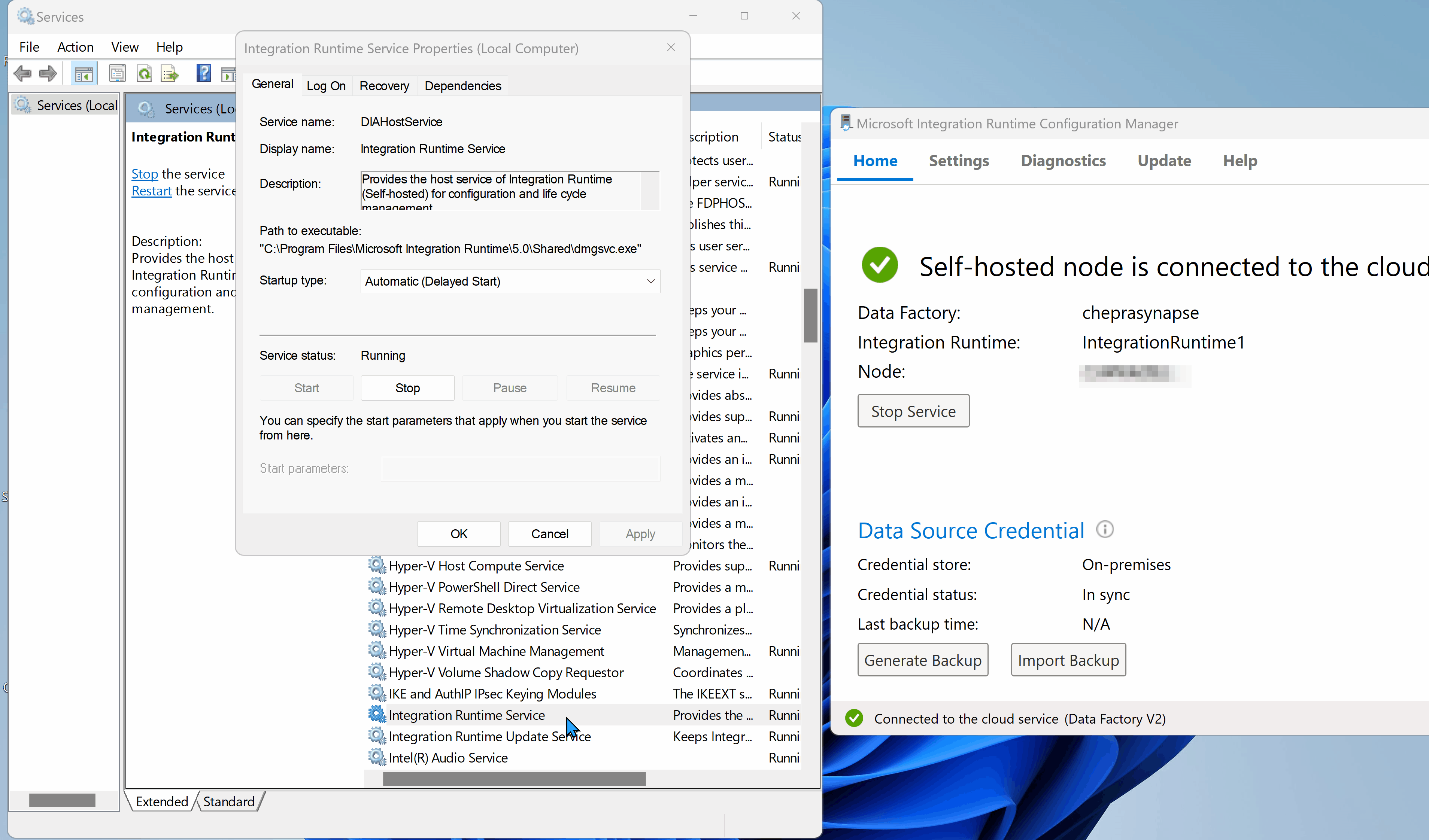 Unable to install SHIR on sql server 2019 - Microsoft Q&A