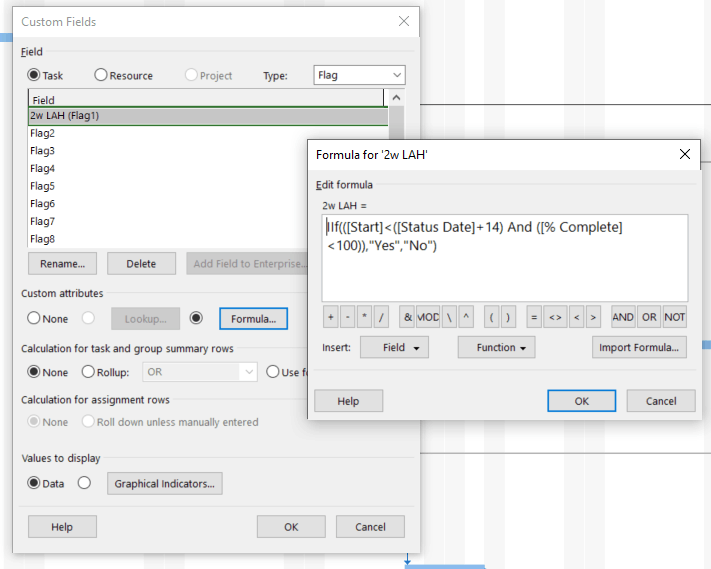 Can you create a 2 week look ahead schedule filter in a master project file? - Microsoft Q&A