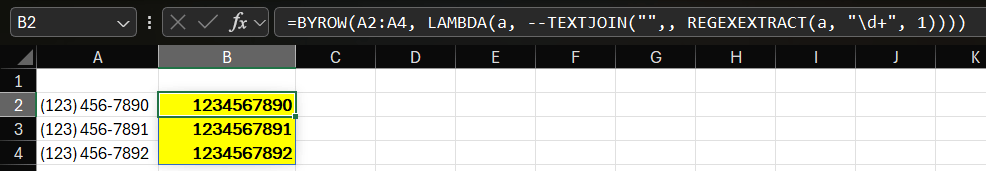 How to reformat phone numbers in excel? - Microsoft Q&A
