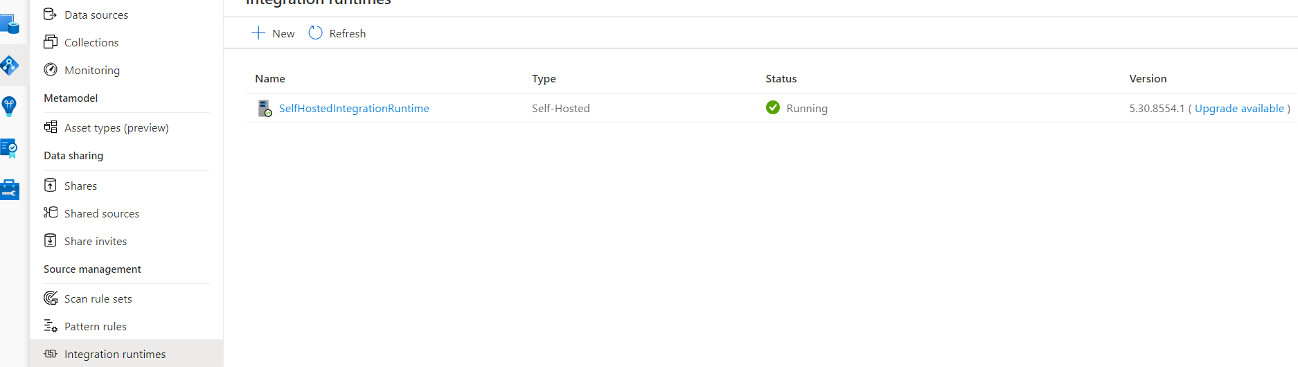 Scanned the On premises SQL Server, the scan is successful and assets ...
