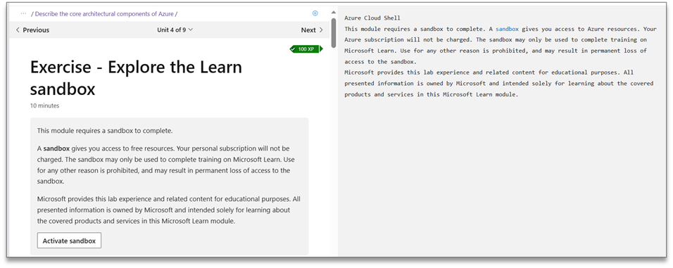 Unable to Launch Azure Learn Sandbox - Microsoft Q&A Unable to Launch Azure Learn Sandbox - Microsoft Q&A