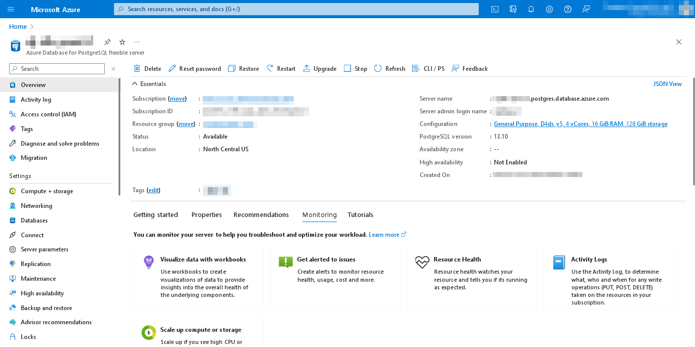 Storage Resize Is Failing On Azure Database For Postgresql Flexible
