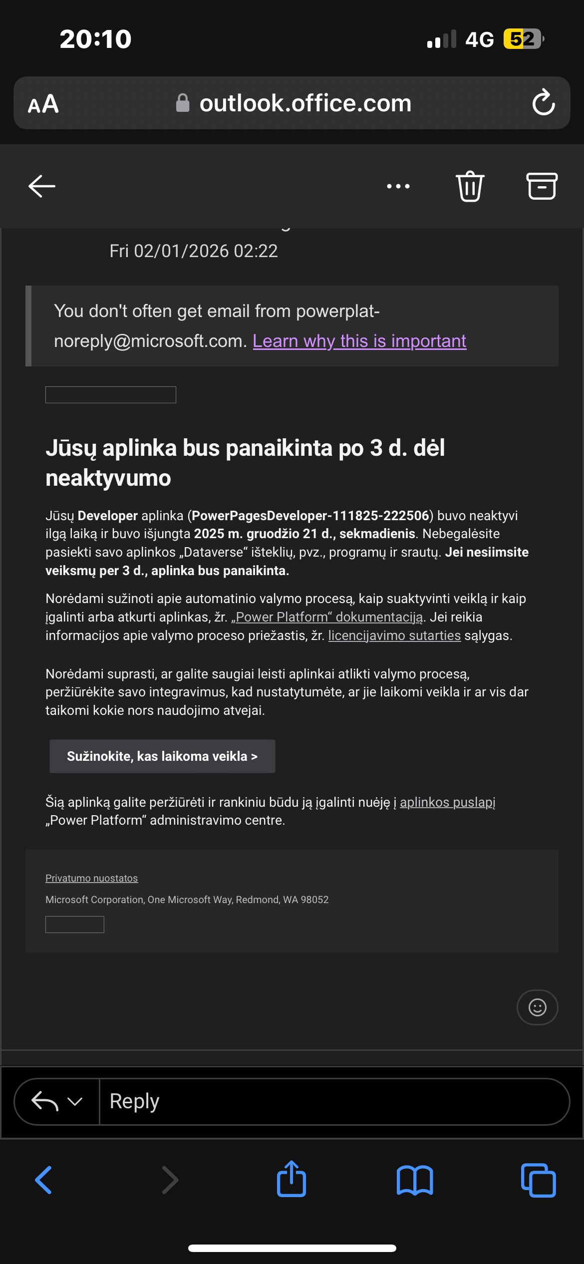 Is this email a scam? - Microsoft Q&A