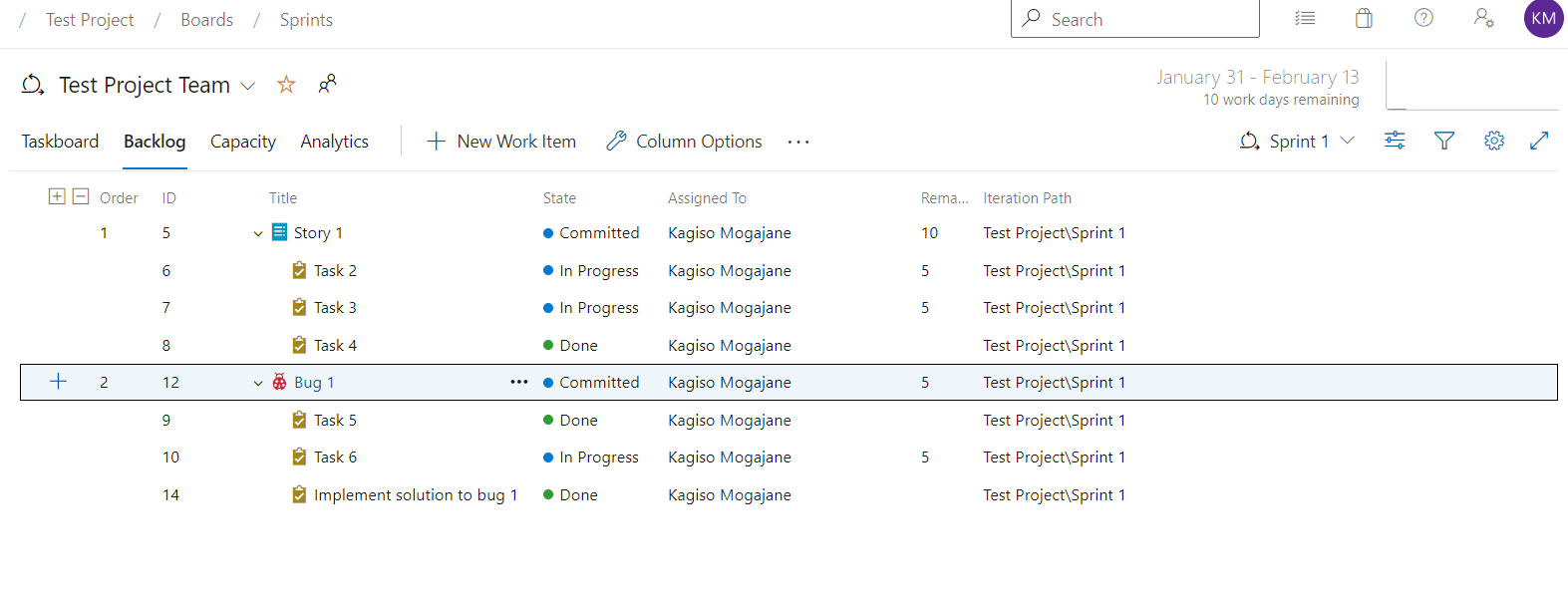 How do I make my Burndown Trend calculate Remaining Work - Microsoft Q&A