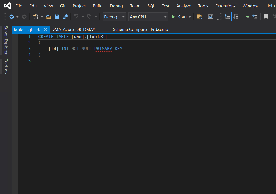 Table Design View Is Not Showing In Ssdt For Data Warehouse Target Platform Microsoft Qanda 