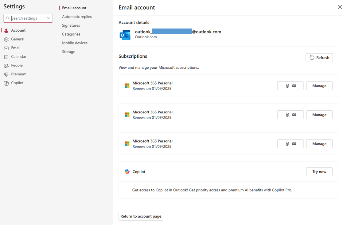Microsoft 365 account - Have I installed more than one? - Microsoft Q&A