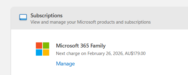 i setup microsoft 365 family and I added my dad and after some time, it ...