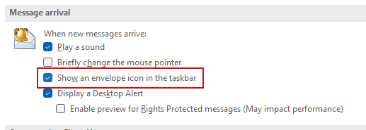 How do I set the envelope icon to display in my Outlook 2021 inbox ...