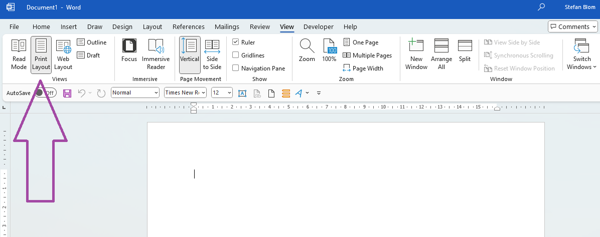 An unwanted underline appears often in my word document. Also the down ...