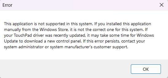 Synaptics Touchpad Driver Windows 11 24H2 - Microsoft Q&A