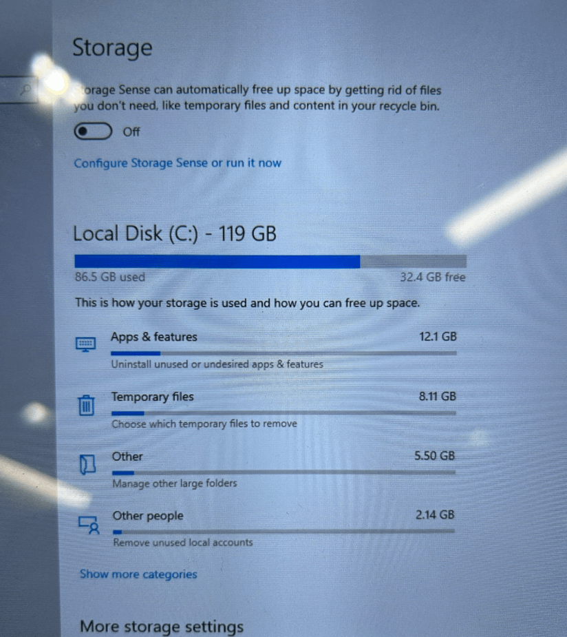 How to fix low disk space unhealthy error on Microsoft Teams room ...