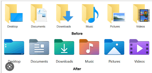 I have a folder in my one drive folders that is entirely blue. The ...
