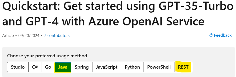Java SDK for gpt-4o - Microsoft Q&A