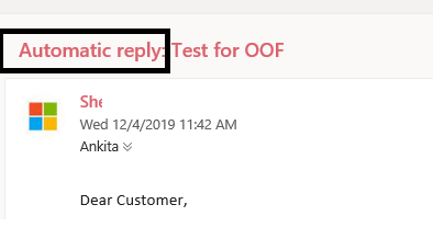 O365 OOF: message field empty but auto reply set - Microsoft Q&A
