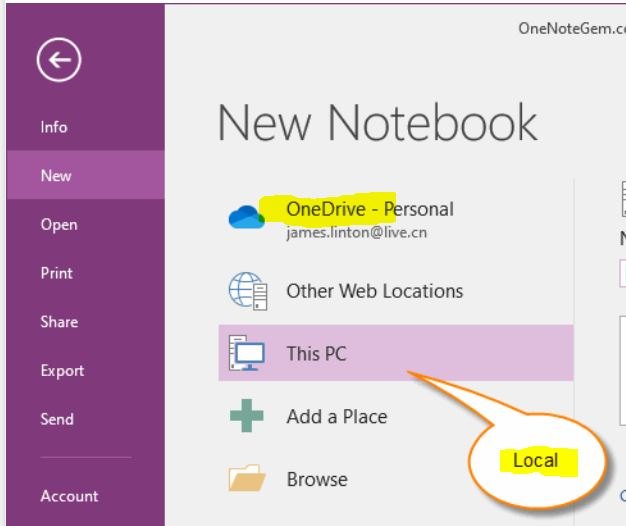 Help Me Reset Save Locations in OneNote 365 - Microsoft Q&A
