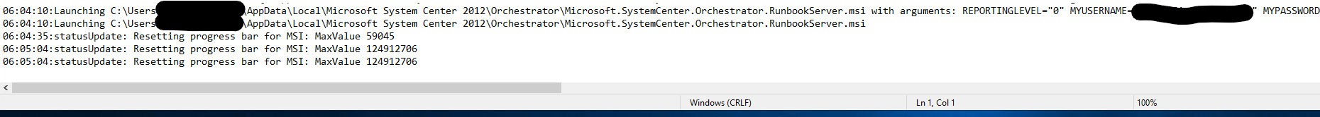 Stuck Installation Microsoft System Center Orchestrator 2022 - Microsoft Q&A