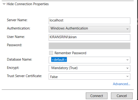 not able to set Target database when Schema Compare of SSDT is used ...