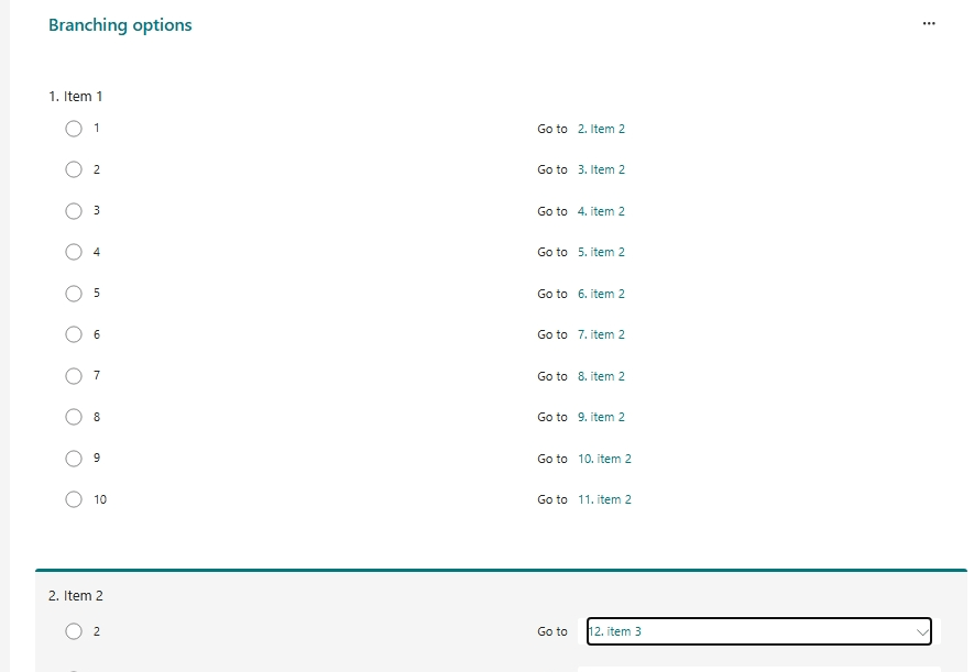 Creating Form Questionaire need help with ranking answer - Microsoft Q&A