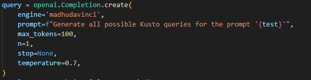 Connecting Azure OpenAI with Kusto or Geneva - Microsoft Q&A