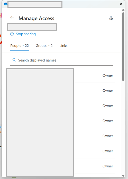 Please explain access management in OneDrive SharePoint - Microsoft Q&A