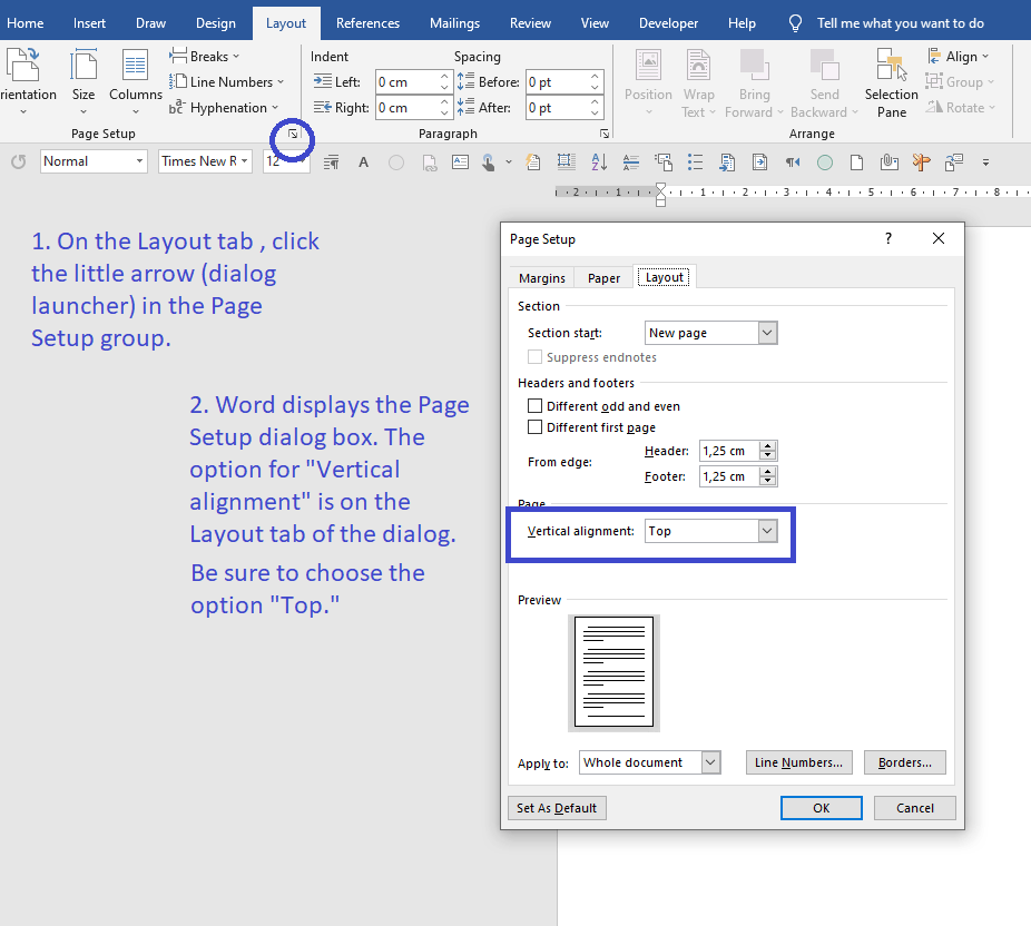 Cursor stuck in Word footer - Microsoft Q&A