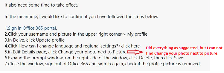 How to remove profile picture from DELVE - Microsoft Q&A