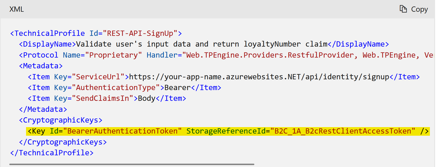 Azure AD B2C Custom Policy Localized Claim in REST Technical Profile ... Azure AD B2C Custom Policy Localized Claim in REST Technical Profile ...