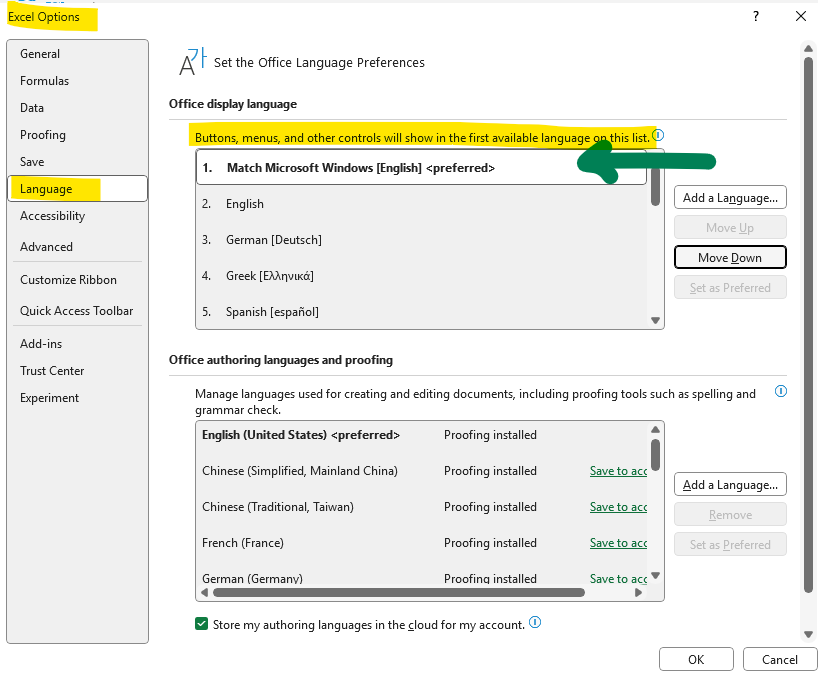 Date format set up on my computer, in relation to Excel - Microsoft Q&A
