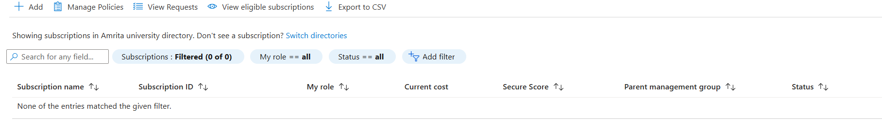 Azure Subscription error (Student Account)- Region India - Microsoft Q&A
