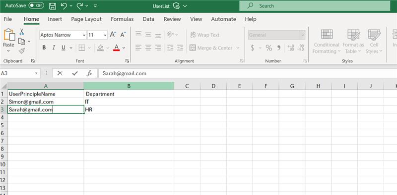 Update department attribute in Azure AD - Microsoft Q&A