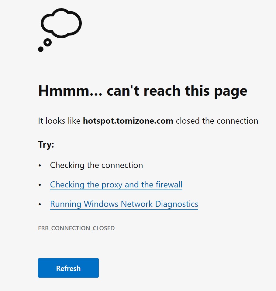 Microsoft Edge preventing Public Wi-Fi connection - Microsoft Q&A