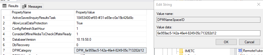 Issue with chain backup on Microsoft System Center DPM 2019 - Microsoft Q&A
