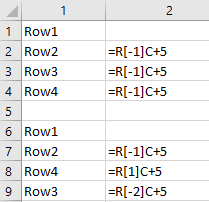 excel-mixing r1c1 with a1 notation - Microsoft Q&A