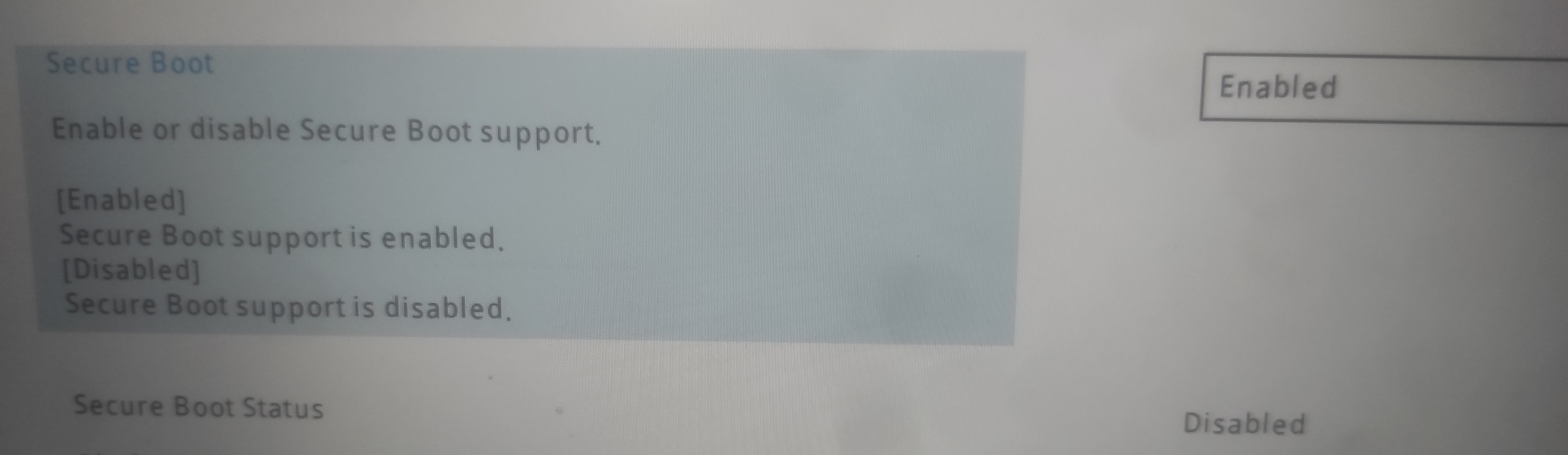 Secure boot won't enable - Microsoft Q&A