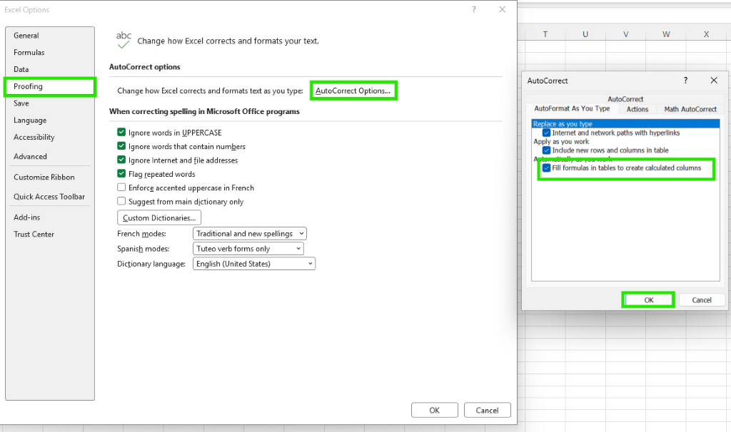 Formules automatisch aanvullen in tabel inschakelen - Microsoft Q&A