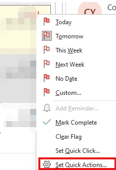 How do I move the flag column in outlook? - Microsoft Q&A