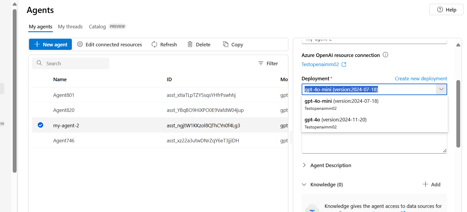 Azure AI Agent Service - o3-mini model - Microsoft Q&A