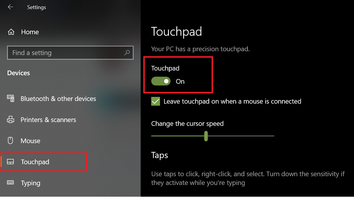 How to disable touchpad in Windows 10 - touchpad doesn't appear in ...
