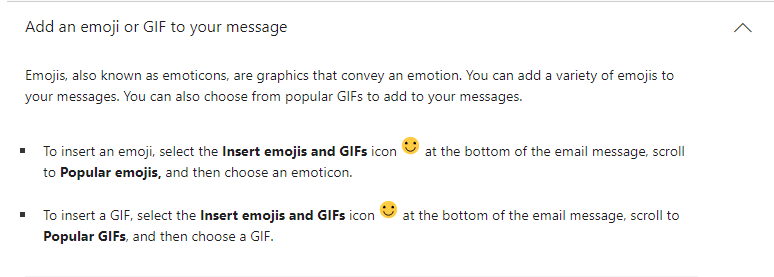Option for GIFs in OWA Missing? - Microsoft Q&A