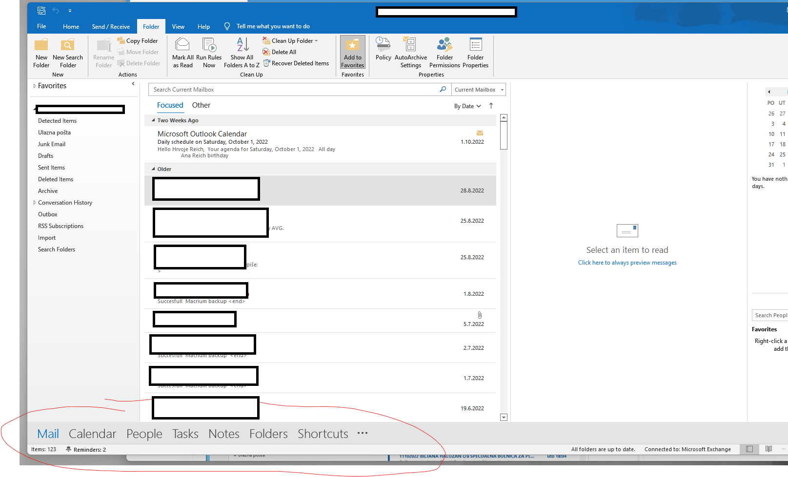 Outlook 2016 - how to change look of the outlook - navigation ribbon ...