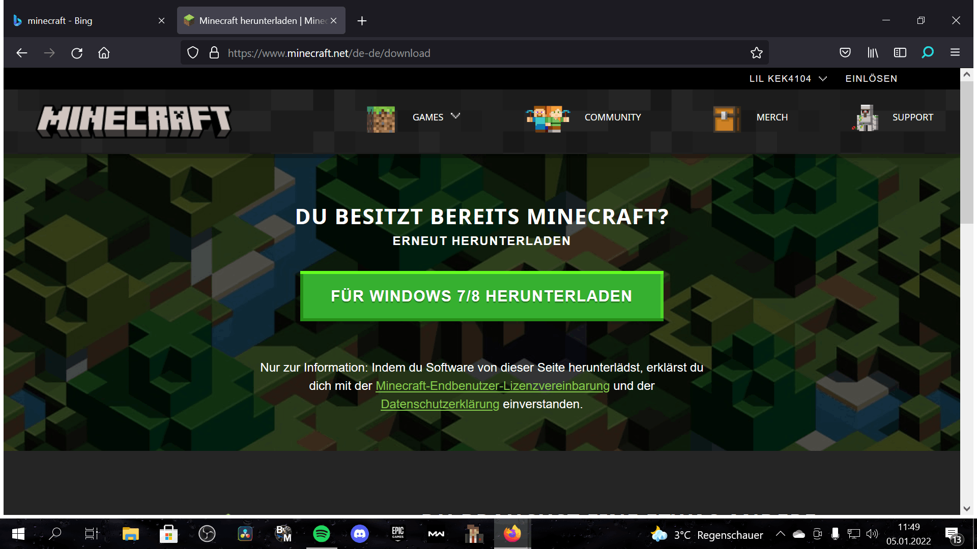 Minecraft Launcher und Minecraft lassen sich nicht downloaden ...