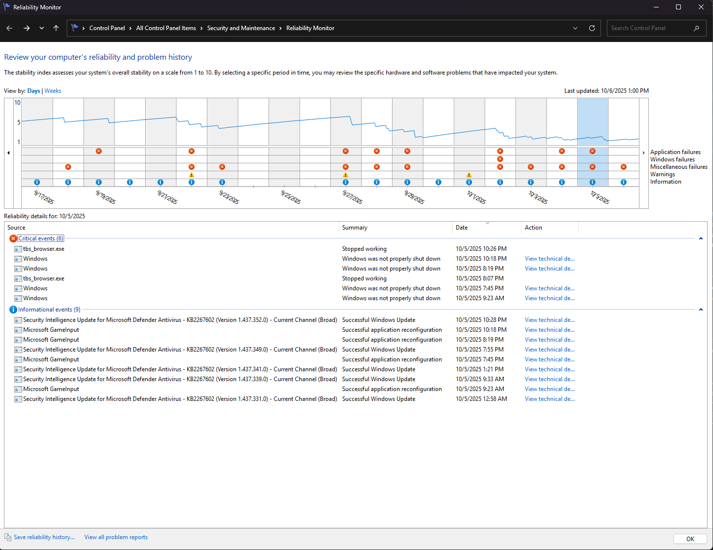 Microsoft GameInput causing crashes and restarts - Microsoft Q&A