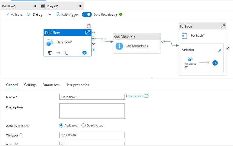 How to process multiple delta files using dataflow and we have apply filter for boolean column ...