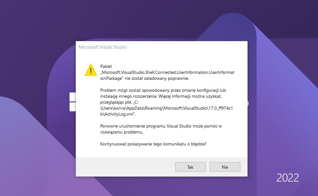 Jak naprawić problem z uruchomieniem Visual Studio - Microsoft Q&A