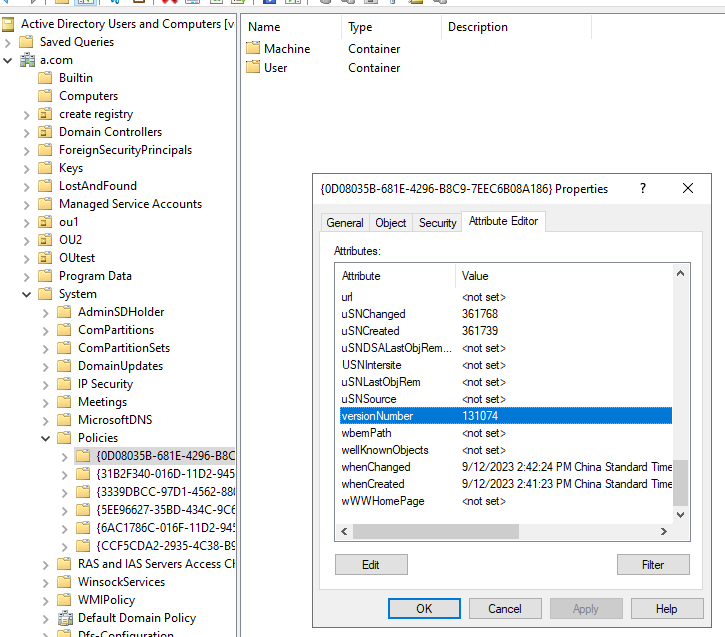 Need more info on %WINDIR%\system32\GroupPolicy\GPT.ini - Microsoft Q&A